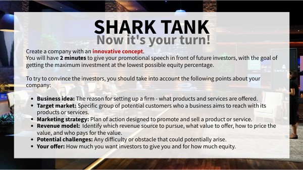Unit 4 - Shark Tank