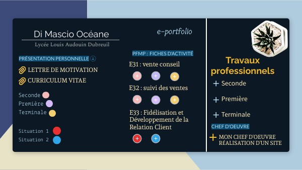 DI MASCIO Océane E portfolio | Genially