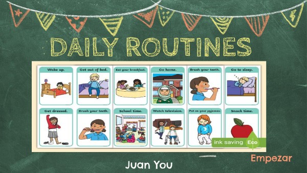 Daily routines | Genially