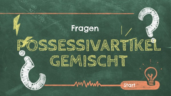 Possessivartikel- gemischt