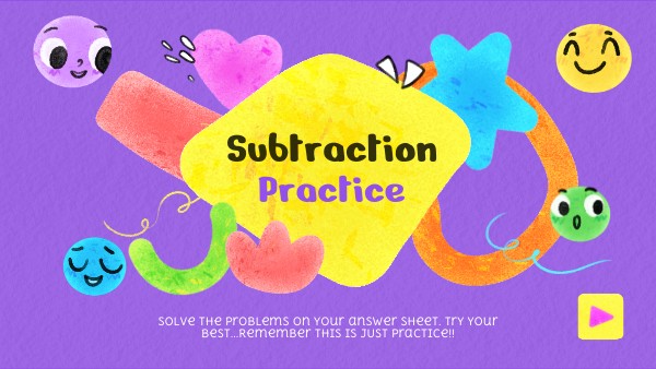 Subtraction Practice