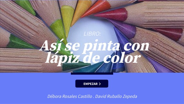 Así se pinta con lápiz de color.