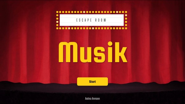 VERSUCH 1 - MUSICAL ESCAPE