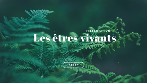 Les êtres vivants