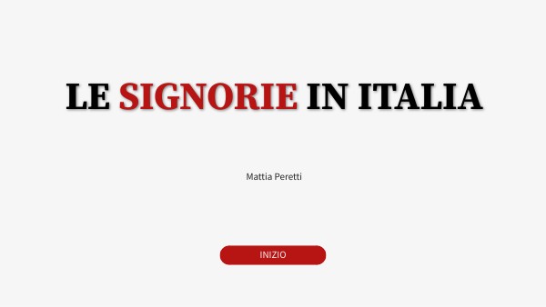 Le Signorie | Genially