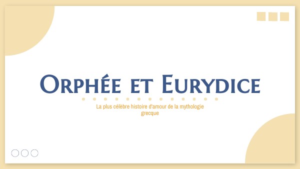 HDA - Orphée | Genially