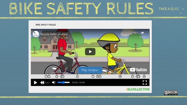 Bike safety rules | Genially