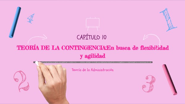CAP 10. TEORÍA DE LA CONTINGENCIA: En busca de flexibilidad y agilidad | Genially