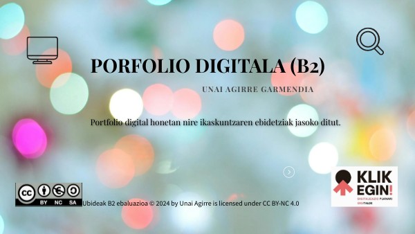 Portfolio digitala (B2) | Genially