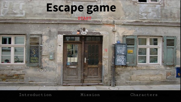 HORROR ESCAPE GAME