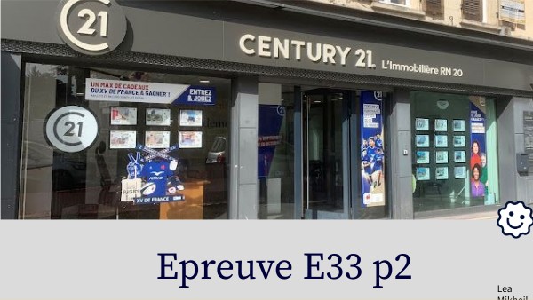 Epreuve E33 P2 | Genially
