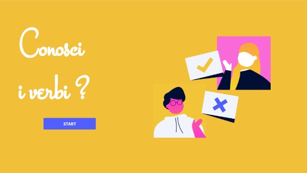 Quiz verbi | Genially