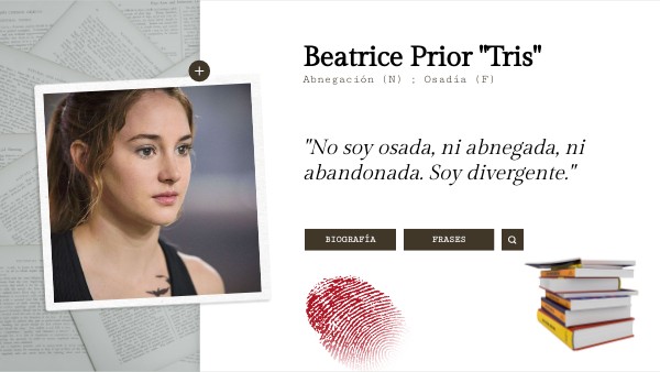 Personajes principales de Divergente | Genially