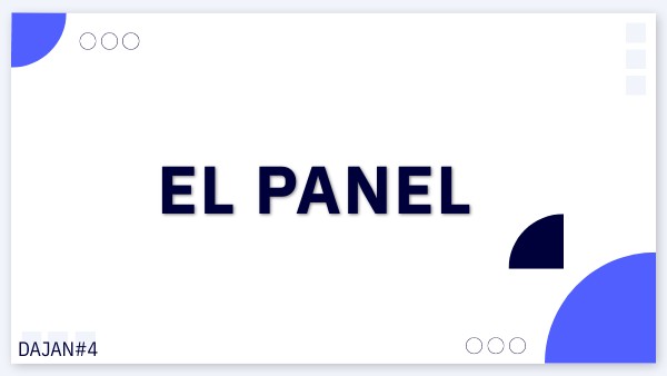 El panel | Genially