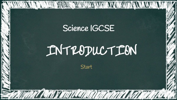 IGCSE-introduction