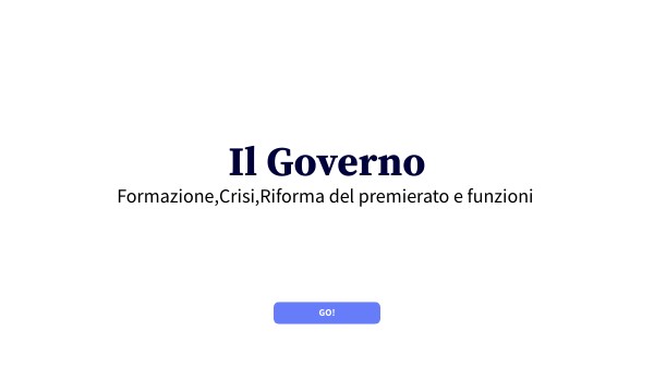 Il governo