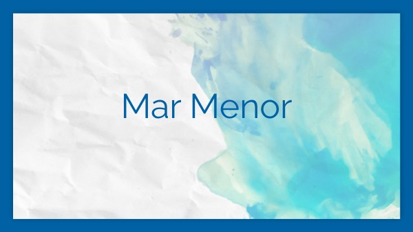 Mar Menor | Genially