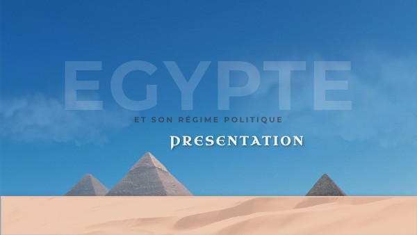 EGYPT PRESENTATION