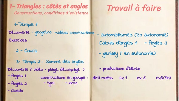 VF5è-chapitre 2 : Triangles : côtés et angles | Genially