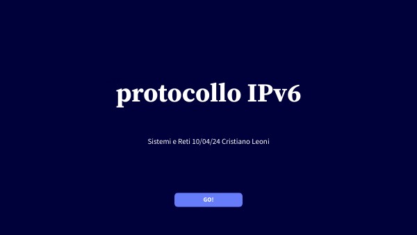 Leoni Cristiano IPv6