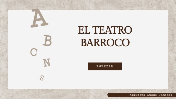 EL TEATRO BARROCO | Genially