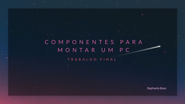 Trabalho final | Genially