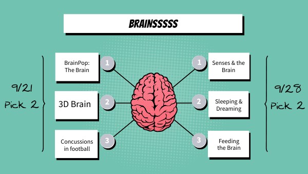 BRAIN Live- 9/21 & 9/28