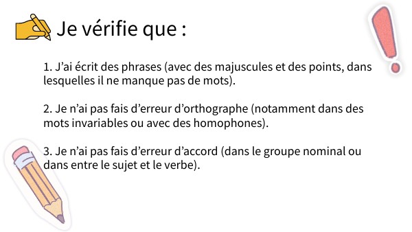 Relecture écrit | Genially