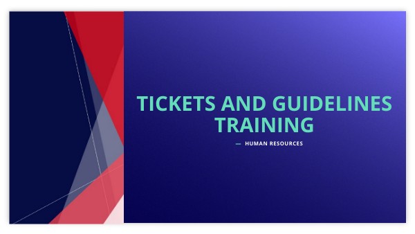 PRESENTATION TICKETS | Genially