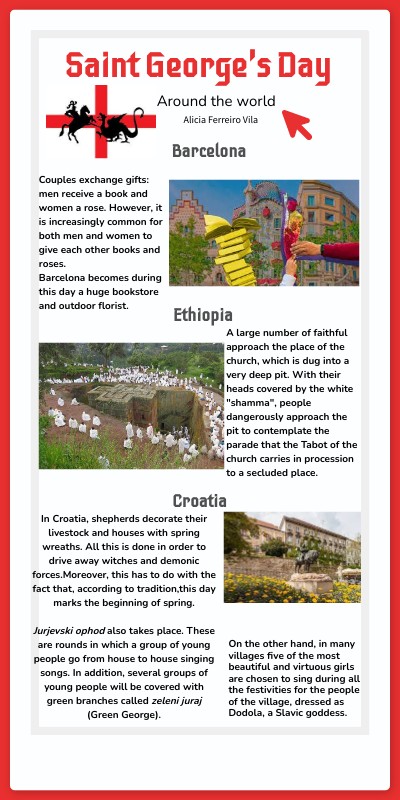 Saint George's Day around the world | Genially