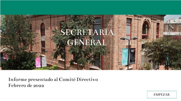 INFORME SEC. GRAL | Genially