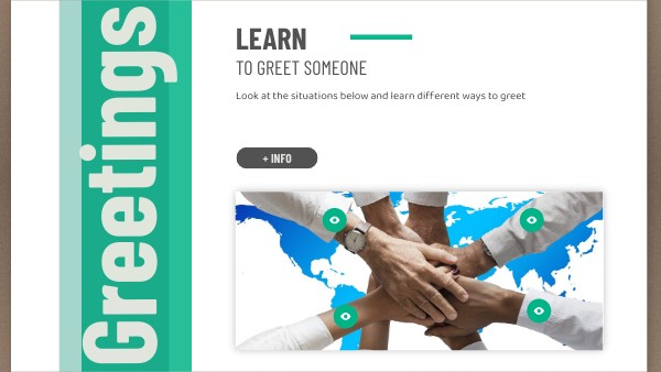 Greetings - English 1 WKDY | Genially