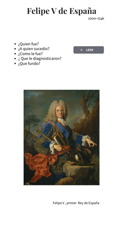 Felipe V de España | Genially