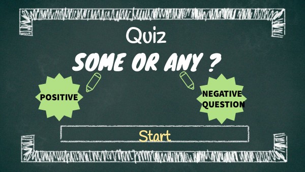 Some or any? | Genially