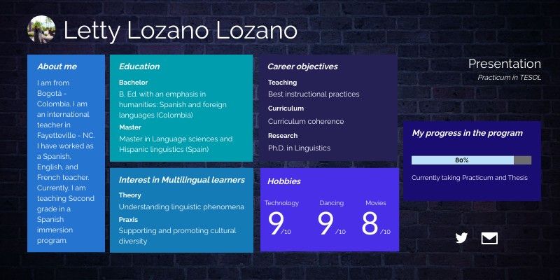 Presentation - Practicum in TESOL