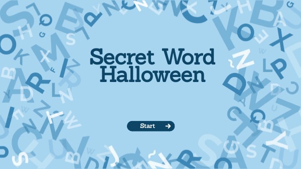 secret word b2 Halloween | Genially