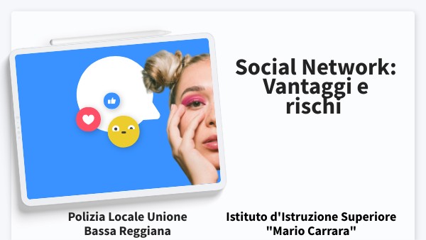 social media: rischi e vantaggi | Genially
