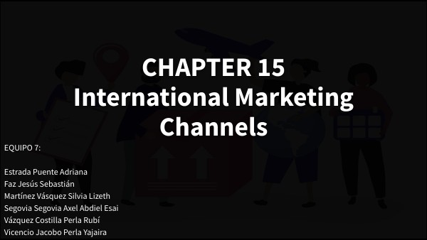 Eq. 7 Chapter 15: International Marketing Channels