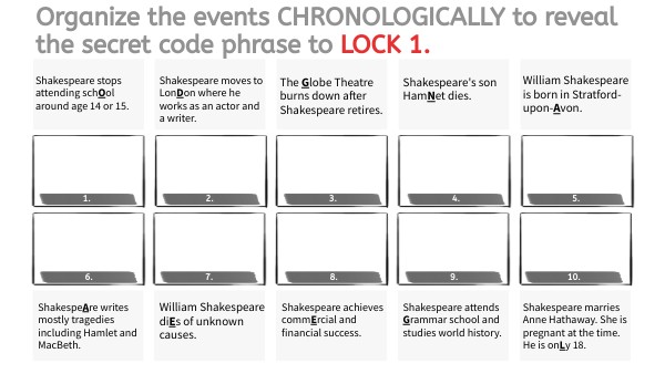 Life of Shakespeare | Genially