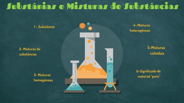 Substâncias e Misturas de Substâncias