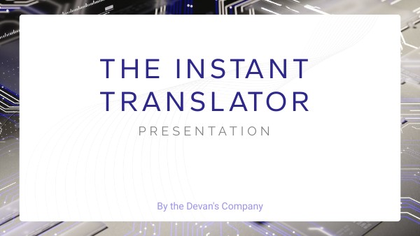 The instant translator | Genially