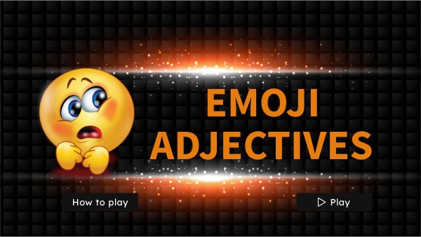 Emoji adjectives