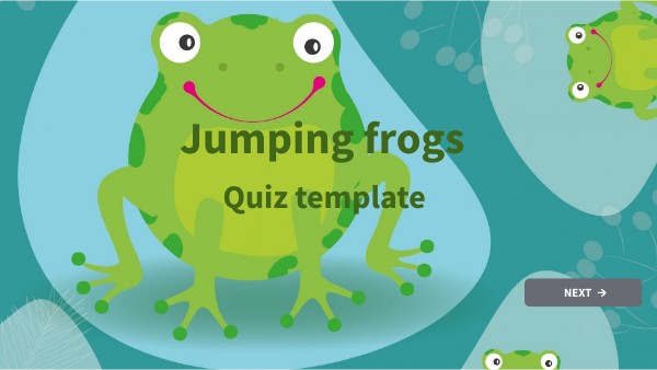Jumping frogs quiz | Genially