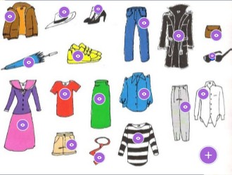 les vetements et couleurs | Genially