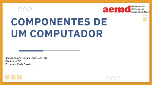 Componentes de um computador (memória RAM e ROM) | Genially