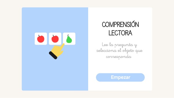 Juego comprensión lectora