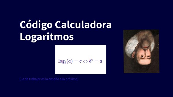 CÓDIGO LOGARITMOS - Marc, Raúl, Diego y Dylan