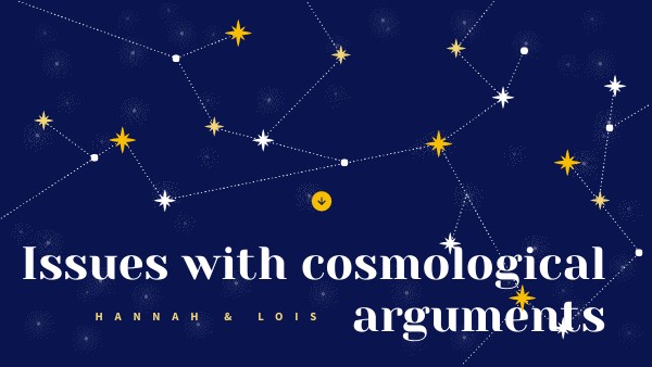 Cosmological arguments