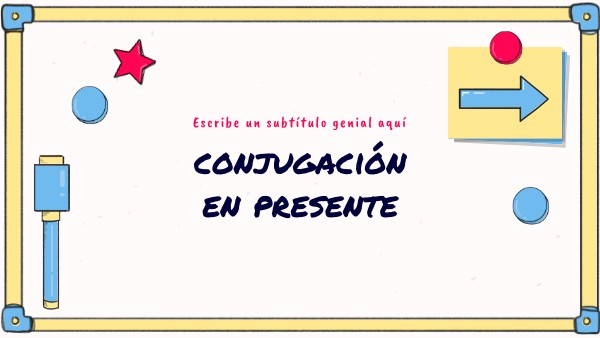 Conjugación en presente (alemán) | Genially
