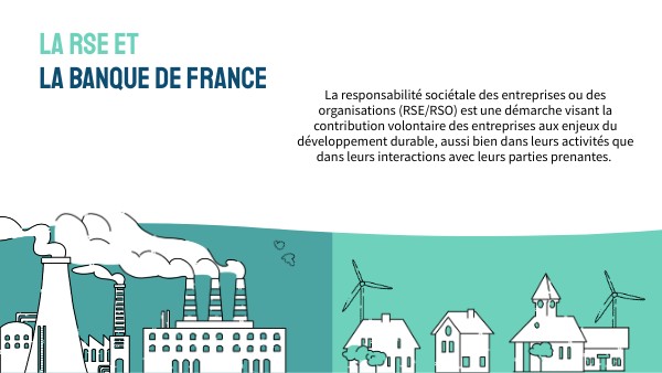 La RSE et la banque de france